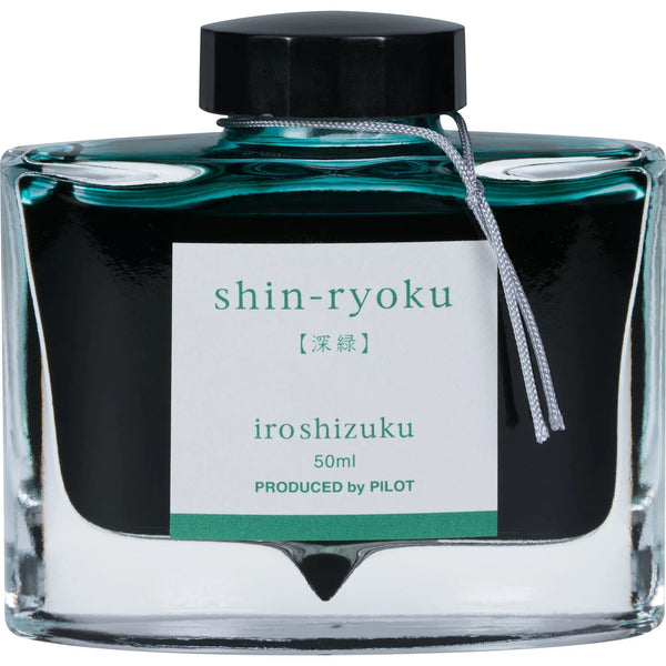 Iroshizuku Shin-Ryoku fountain pen ink, 50ml bottle by Pilot – Florida ...