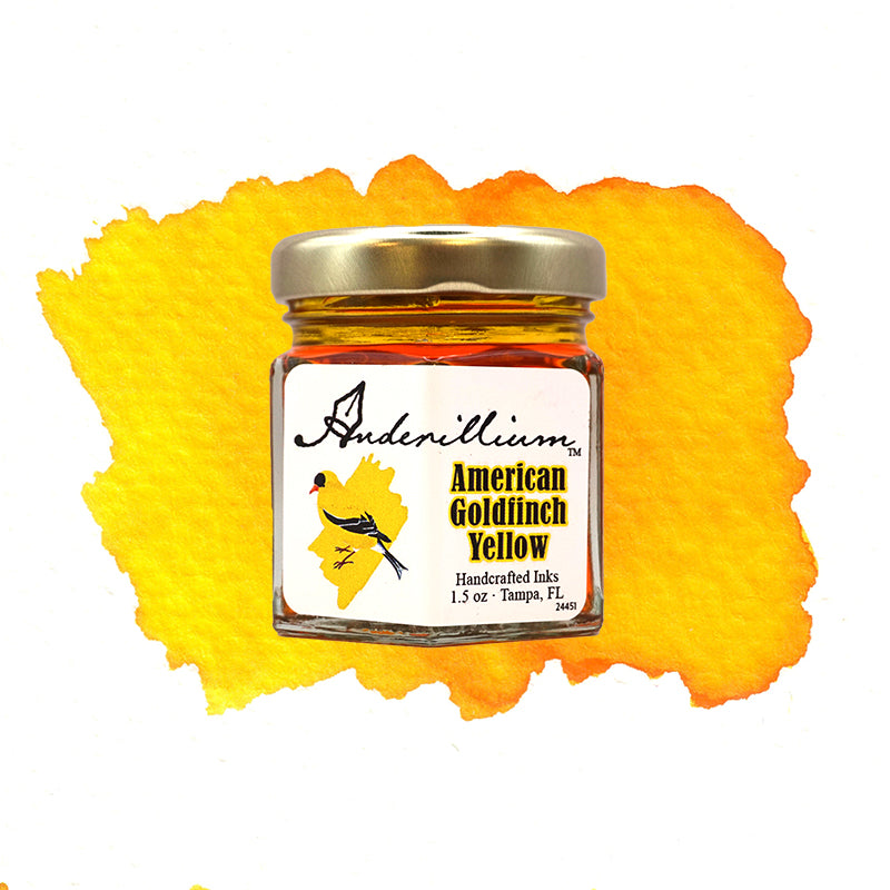 Anderillium Fountain Pen Ink American Goldfinch Yellow 1.5 oz bottle ...