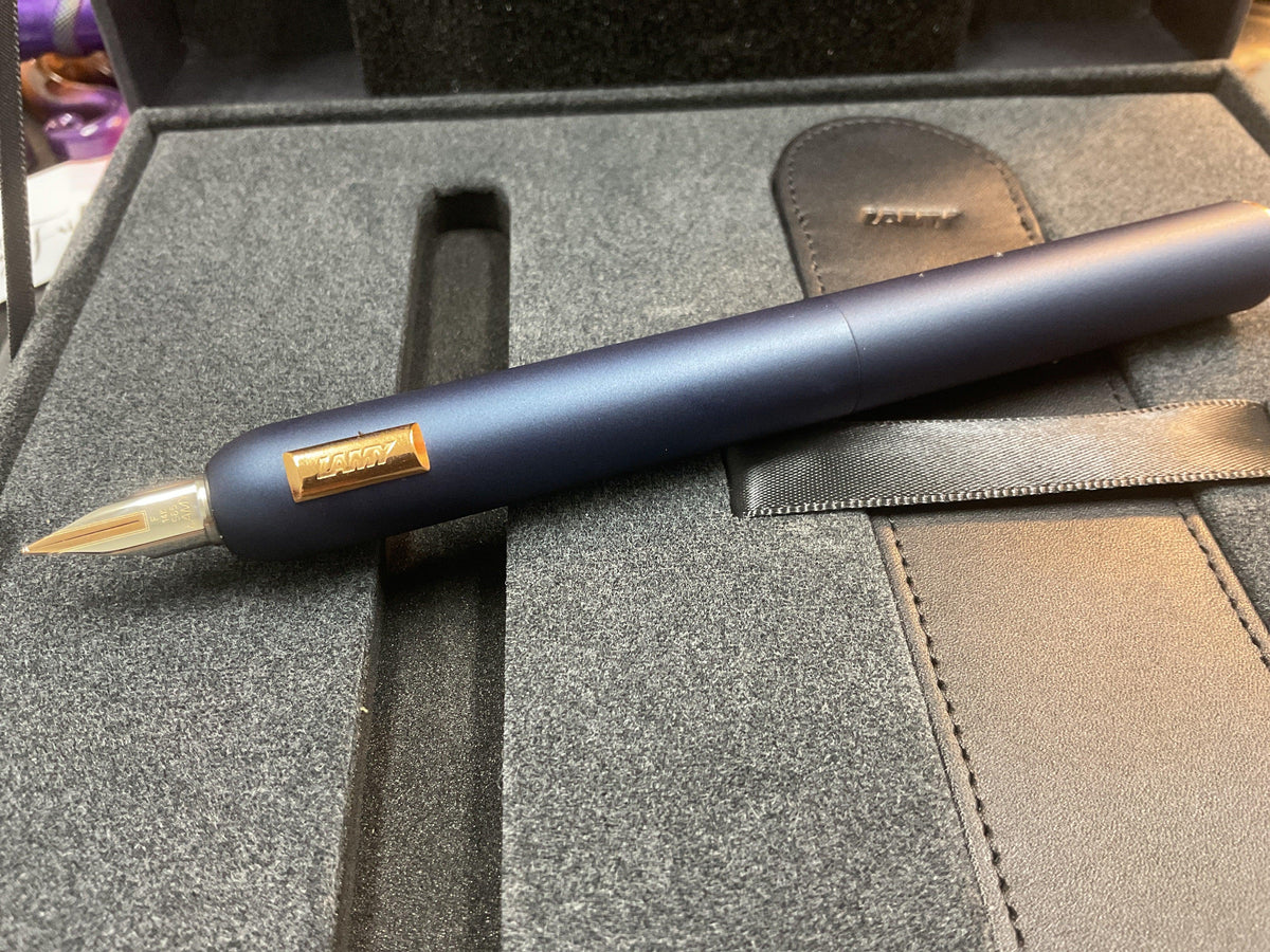 Lamy Dialogue CC Dark Blue Fountain Pen | Capless Design – Florida ...