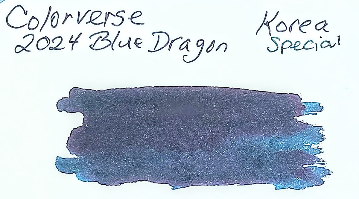 Colorverse Korea Special 2024 Blue Dragon Fountain Pen Ink 15ml ...