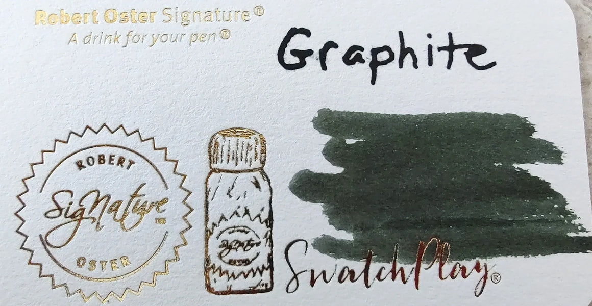 Robert Oster Graphite Fountain Pen Ink 50ml | Premium – Florida ...